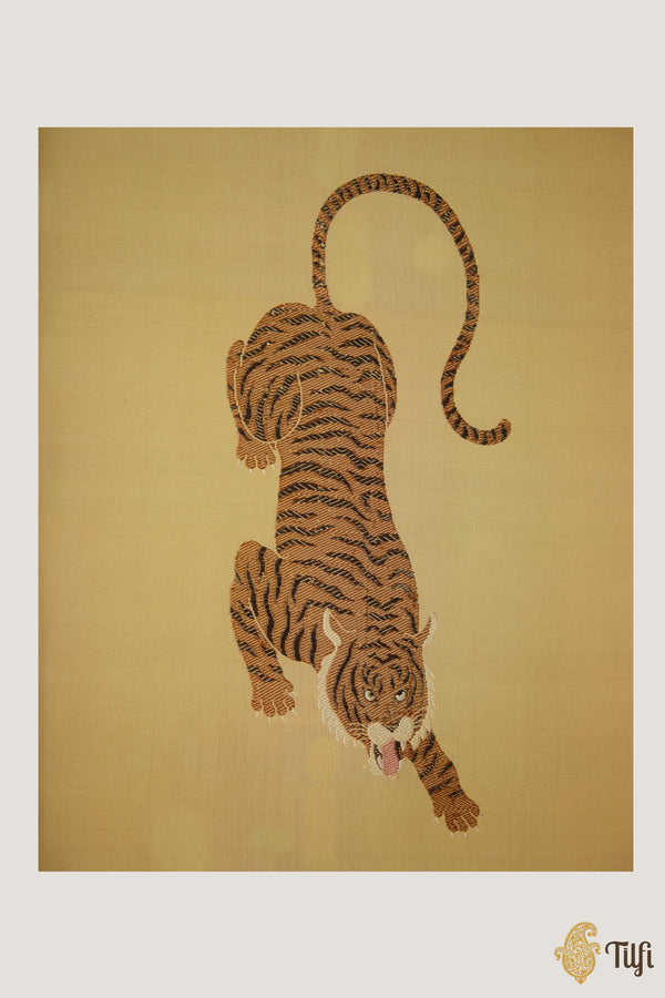 'Tiger' Handwoven Textile Wall Art - Tilfi